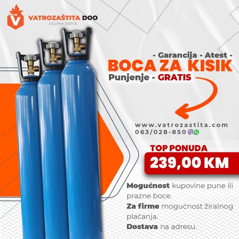 Boca za CO2 – 10kg – Vatrozastita
