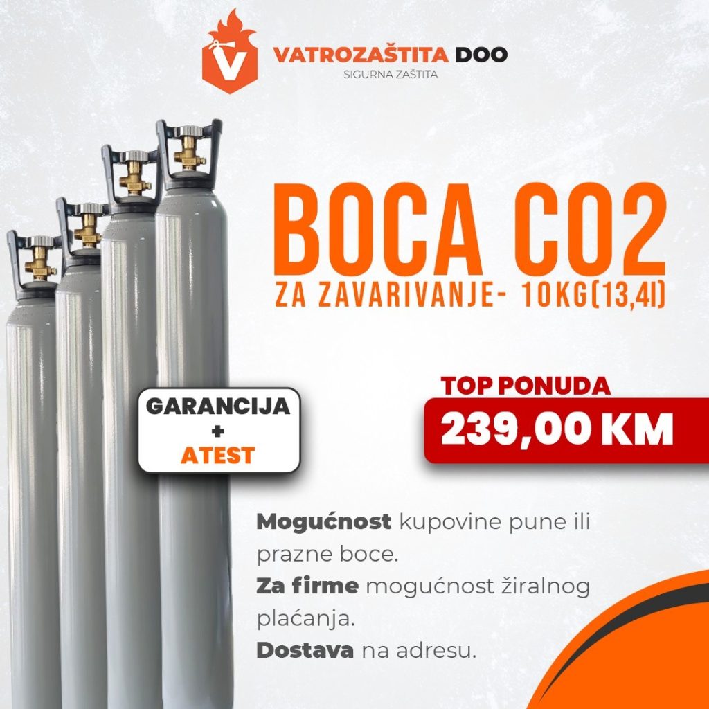 Boca za CO2 – 10kg – Vatrozastita