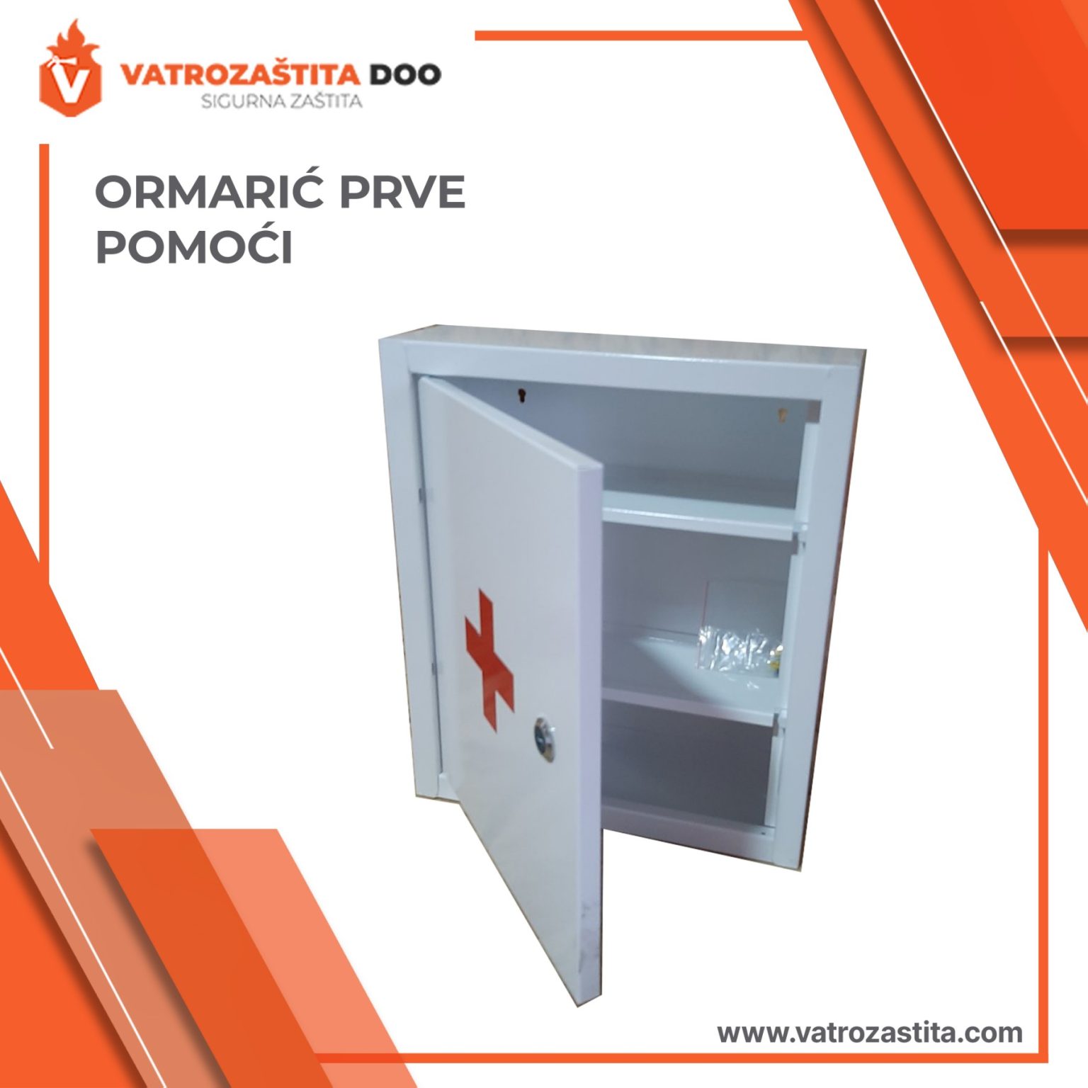Ormar za prvu pomoć i prva pomoć – Vatrozastita